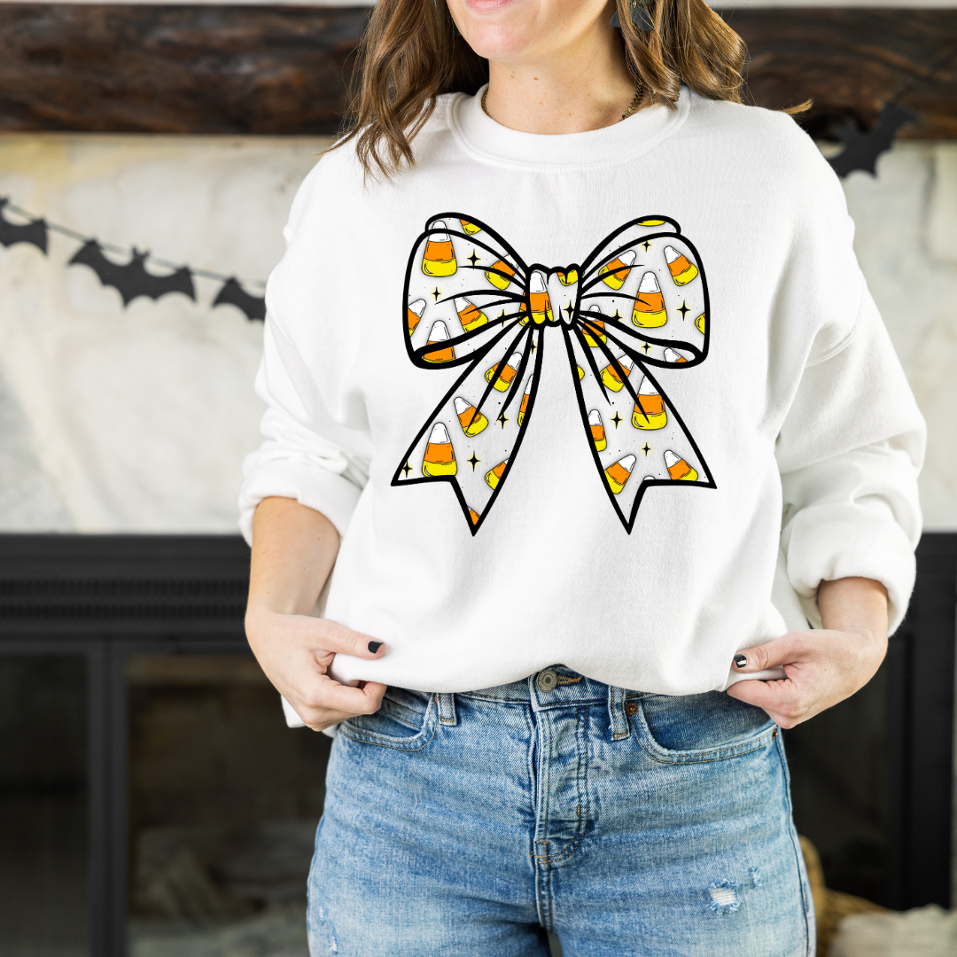 Candy Corn bow – Crazy Bella Transfers